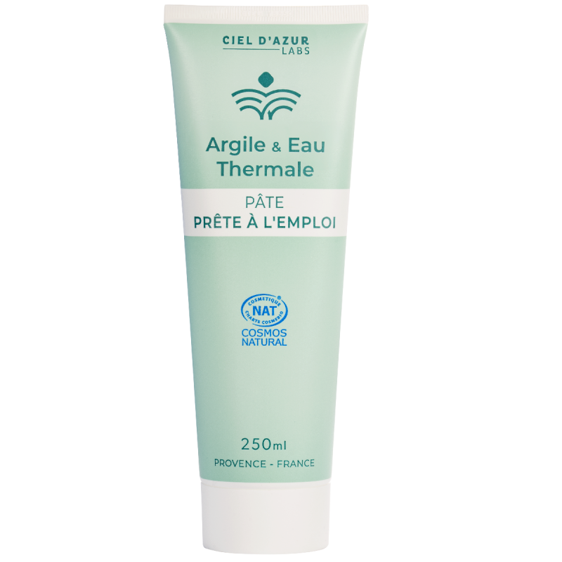 Tube d'argile verte prête à l'emploi